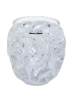 Lalique Tourbillons Crystal Vase