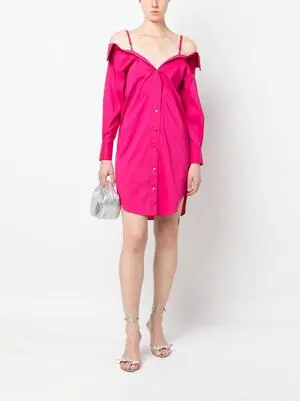 BLUGIRL Off-shoulder Shirt Dress