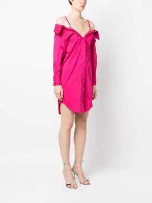 BLUGIRL Off-shoulder Shirt Dress