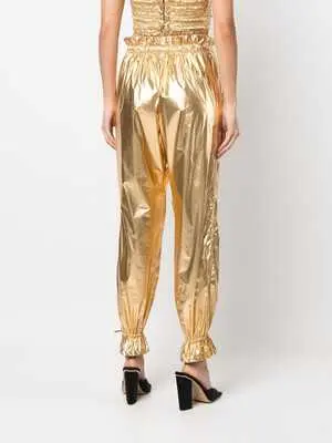 FORTE_FORTE Metallic Tapered Trousers