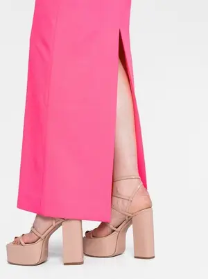 Solace London Boat-neck Maxi Dress