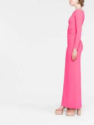 Solace London Boat-neck Maxi Dress