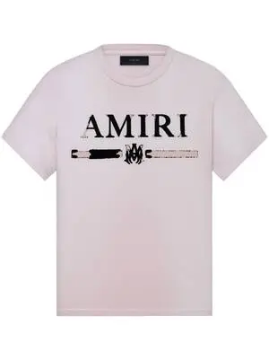 Amiri Ma Bar-appliqué T-shirt - White
