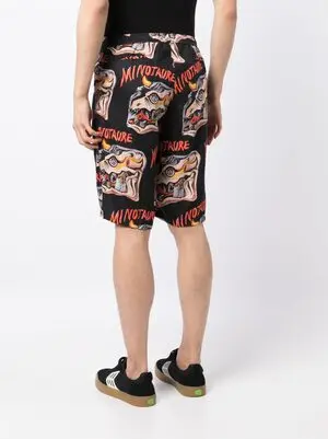 ENDLESS JOY Minotaure Bermuda Shorts - Multicolour