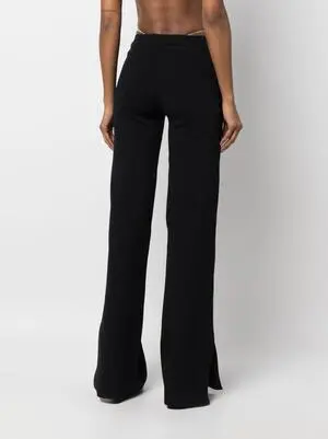 Gcds Crystal-embellished Flared Trousers
