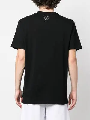 PLEIN SPORT Logo Tiger-print T-shirt - Black