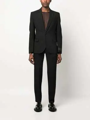 Valentino Garavani Logo-patch Single-breasted Blazer