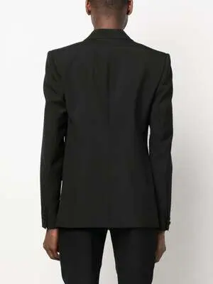 Valentino Garavani Logo-patch Single-breasted Blazer