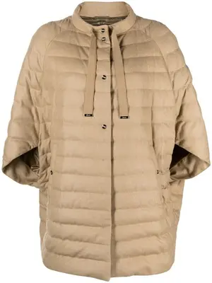 Herno Quilted Jacket With Bow Detail