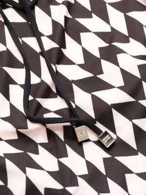 Elisabetta Franchi Geometric-print Swimsuit