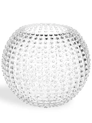 KLIMCHI Hobnail Crystal Vase - White