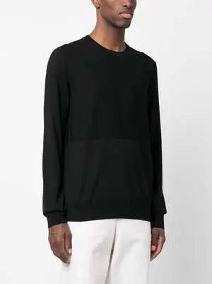 JIL SANDER Crew Neck Jumper - Black