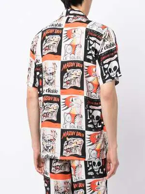 ENDLESS JOY Graphic-print Short-sleeve Shirt - White
