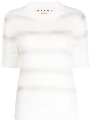 Marni Brushed Mohair T-shirt - White