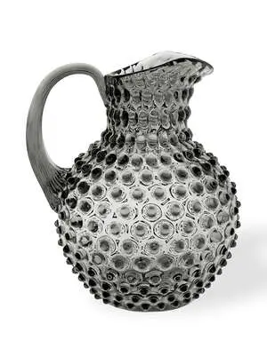 KLIMCHI Hobnail Crystal Jug - Black
