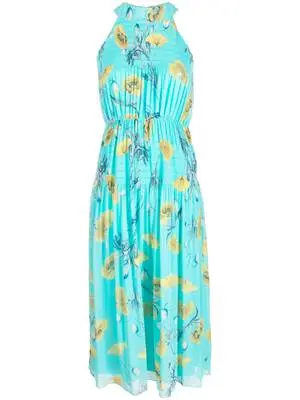 Diane Von Furstenberg Lupin Sleeveless Dress - Blue