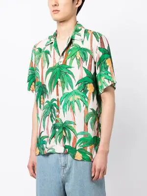 ENDLESS JOY Palm Tree-print Shirt - Multicolour