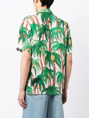 ENDLESS JOY Palm Tree-print Shirt - Multicolour