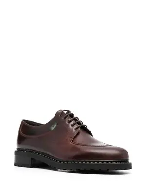 Paraboot Almond-toe Leather Derby Shoes