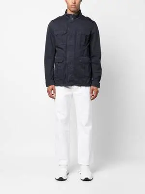 Herno Cotton-linen Military Jacket