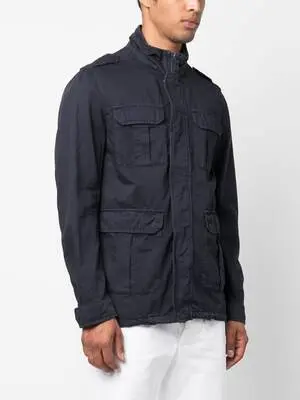 Herno Cotton-linen Military Jacket