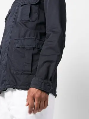 Herno Cotton-linen Military Jacket