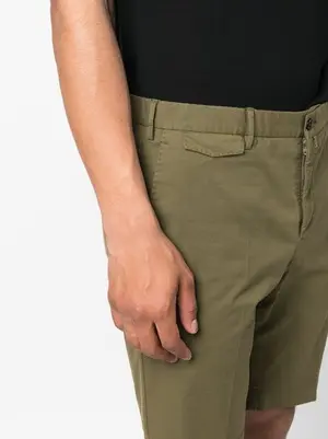 PT TORINO Knee-length Chino Shorts - Green