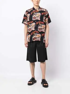 ENDLESS JOY Minotaure Short-sleeve Shirt - Black