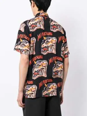 ENDLESS JOY Minotaure Short-sleeve Shirt - Black