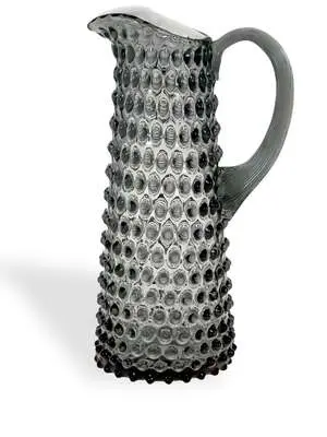KLIMCHI Hobnail Crystal Tall Jug - Black