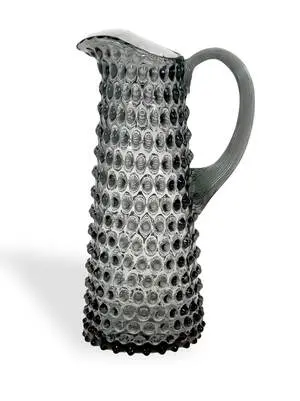 KLIMCHI Hobnail Crystal Tall Jug - Black