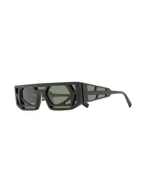 KUBORAUM Oversized Square-frame Sunglasses - Black