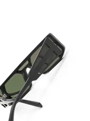 KUBORAUM Oversized Square-frame Sunglasses - Black
