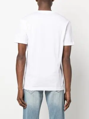 Dolce & Gabbana Plunging V-neck Cotton T-shirt