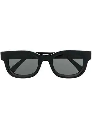 RETROSUPERFUTURE Logo Lettering Square Frame Sunglasses - Black