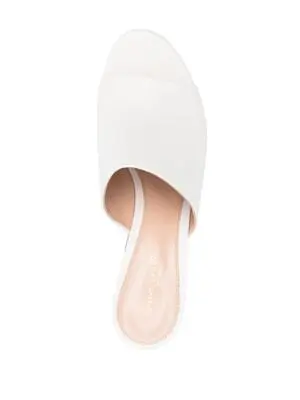 GIANVITO ROSSI 130mm Leather Sandals - White