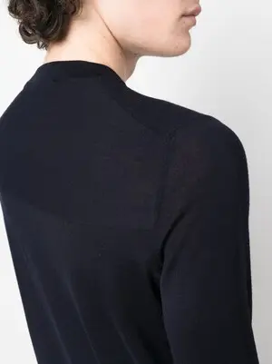 JIL SANDER Crew Neck Jumper - Blue