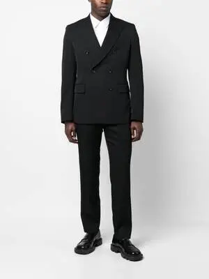 Comme Des Garçons Double-breasted Wool Blazer