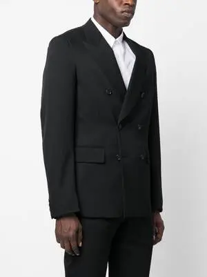 Comme Des Garçons Double-breasted Wool Blazer
