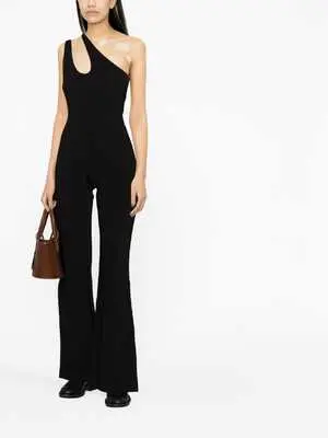 Pinko Cut-out Flared-leg Jumpsuit