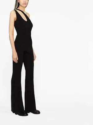 Pinko Cut-out Flared-leg Jumpsuit