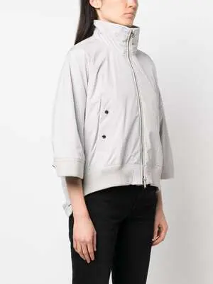 MOORER Wide-sleeve Bomber Jacket
