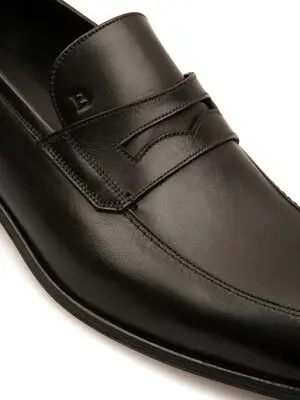 Bally Webb Leather Loafers - Black