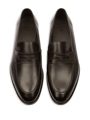 Bally Webb Leather Loafers - Black