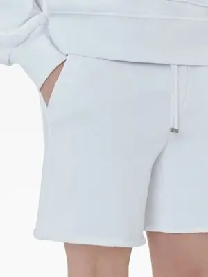 Amiri Embroidered Logo Cotton Shorts