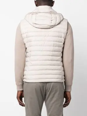 MOORER Padded Bomber Jacket - Neutrals