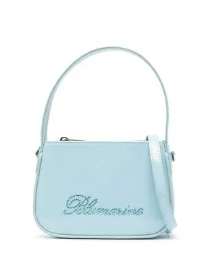 Blumarine Leather Mini Bag - Blue