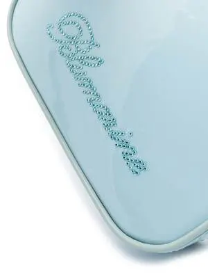 Blumarine Leather Mini Bag - Blue
