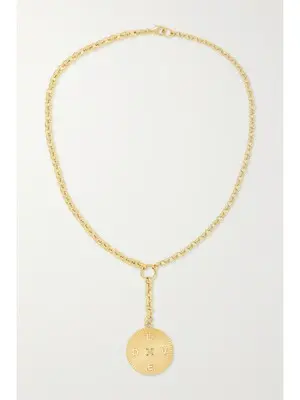 FOUNDRAE Love 18-karat Diamond Belcher Chain Necklace