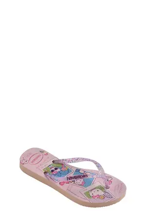 Havaianas Hello Kitty Slim Flip Flop Ballet Rose